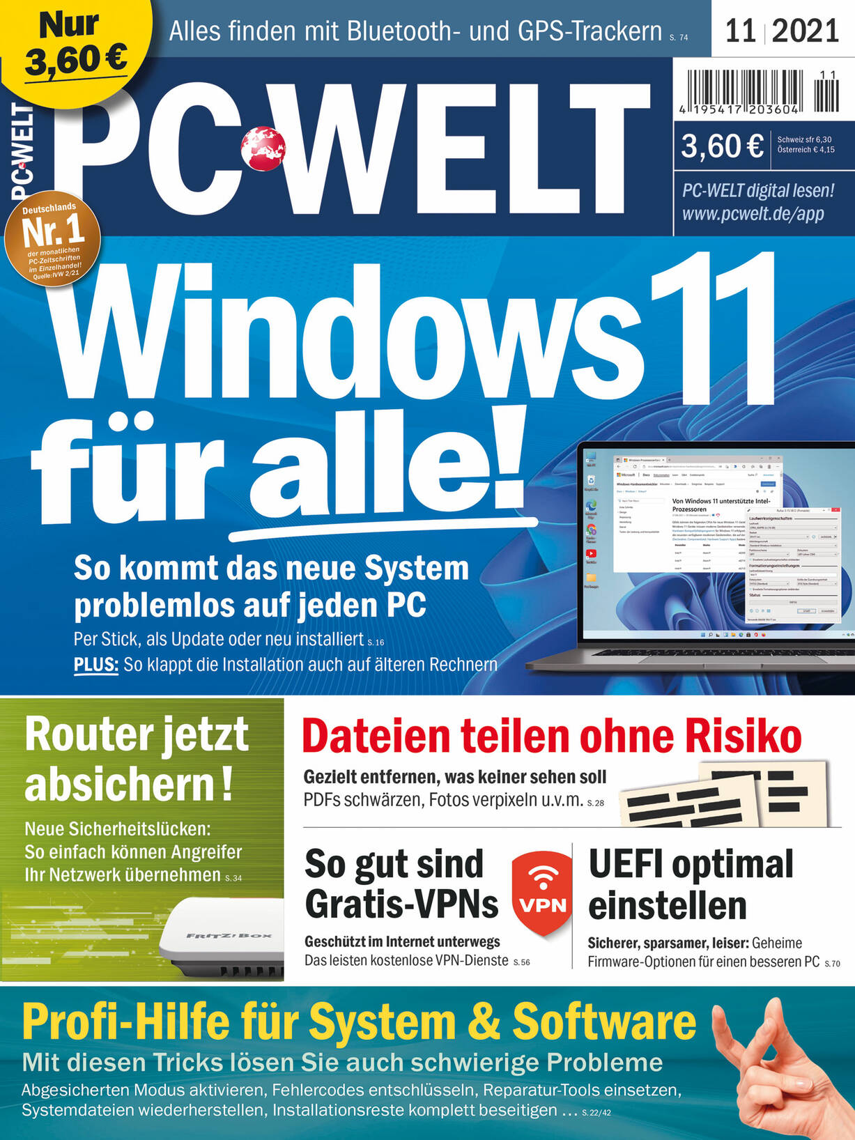 PC-WELT Plus 11/2021 · Einzelausgaben PC-WELT · Foundry Shop